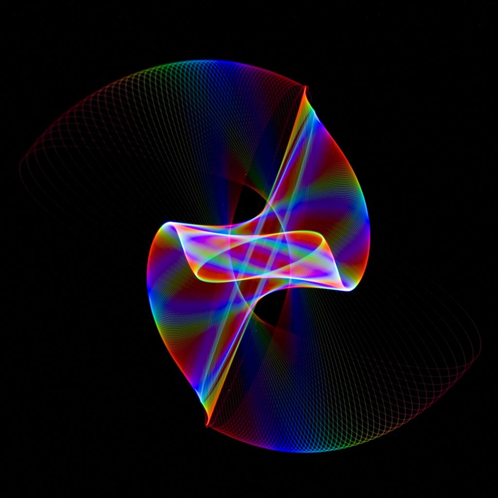 Optical Harmonograph Photography - Lucian Marshall